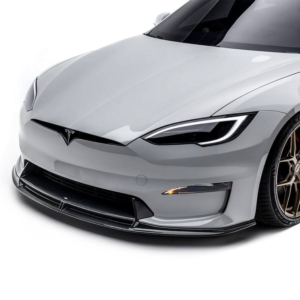 ADRO Tesla Model S Carbon Fiber Front Lip